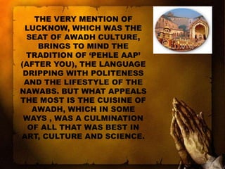 Shaan-E-Awadh | PPTX