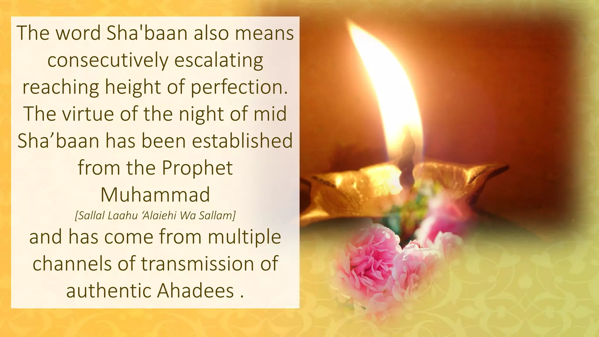 The Islamic Month of Shaban | PDF