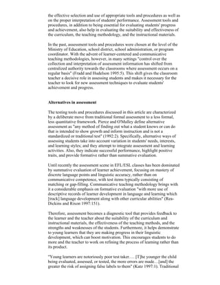 Shabaan assessment of_young_learners | PDF | Educational Assessment ...