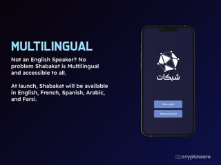 Shabakat Pitch Deck | PDF | Internet | Computing