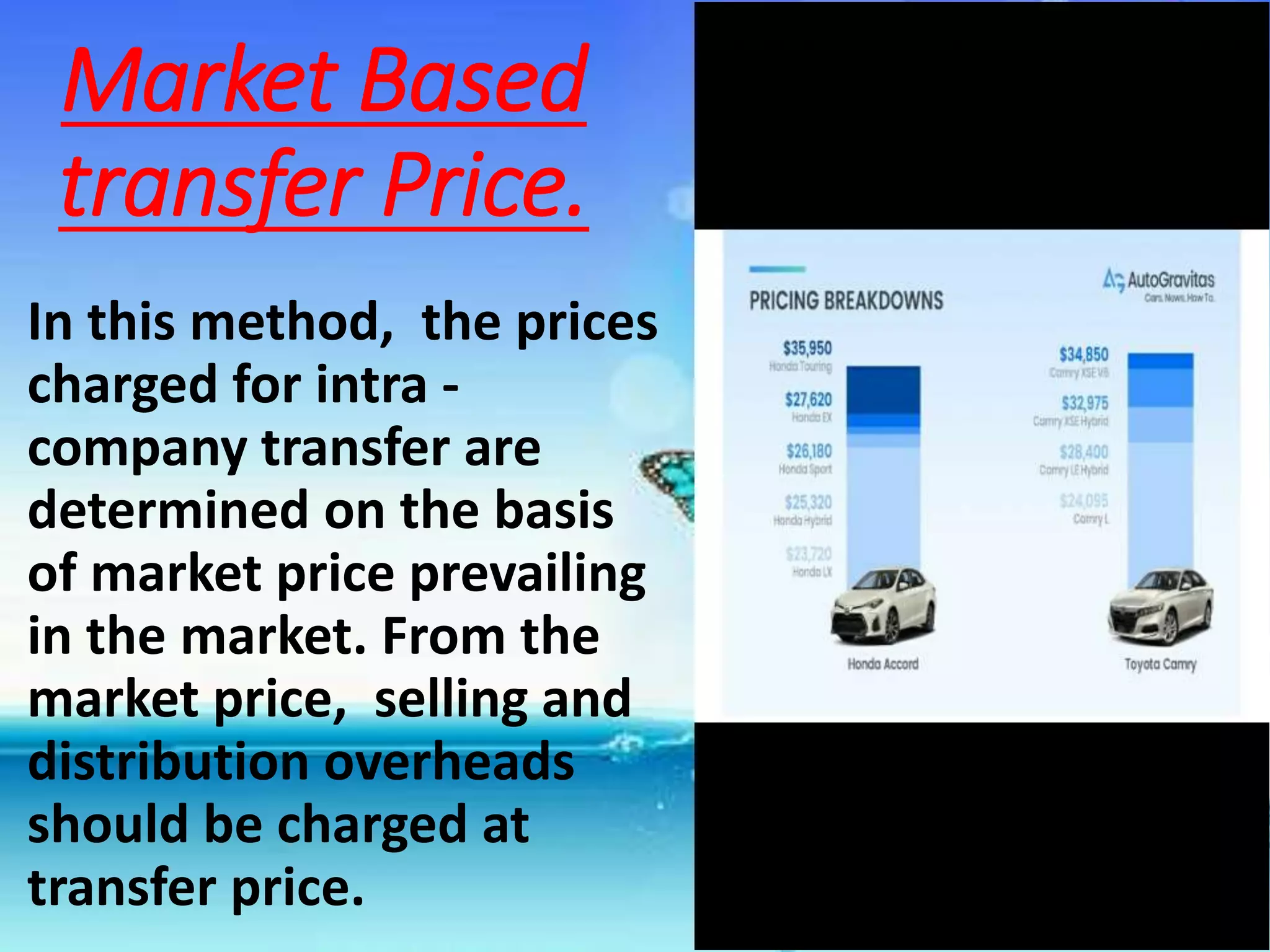 International Transfer Pricing Methods | PPTX