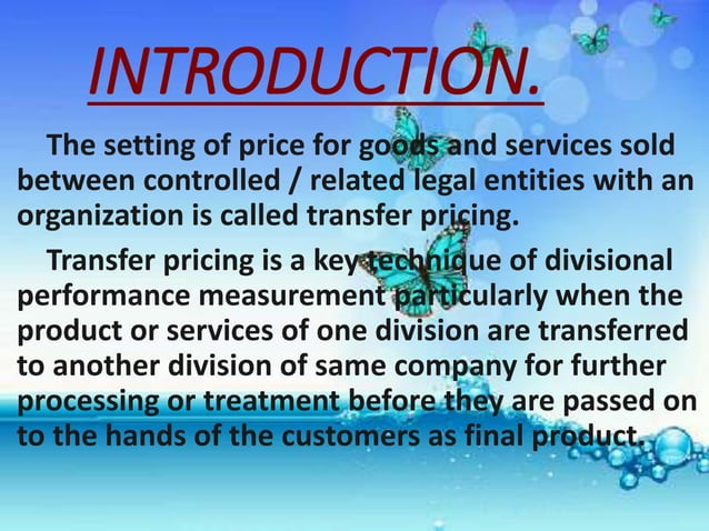 International Transfer Pricing Methods | PPTX