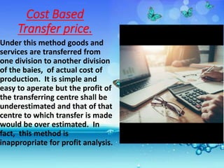 International Transfer Pricing Methods | PPTX