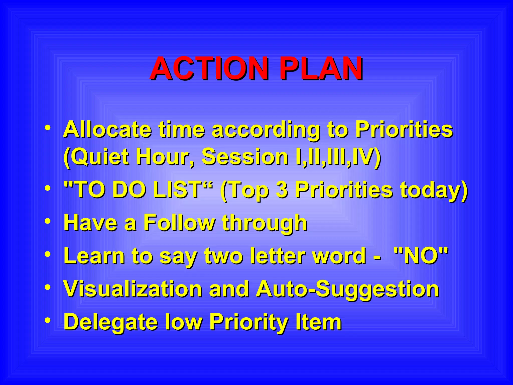 Effective Time Mangement | PPS