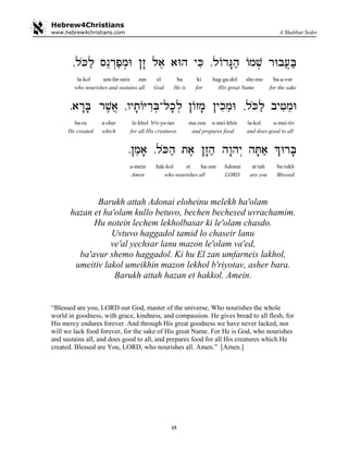 Shabbat sederguide | PDF