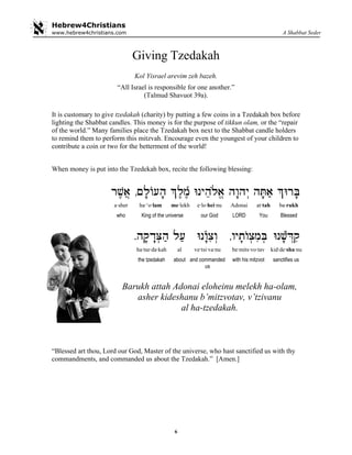 Shabbat sederguide | PDF