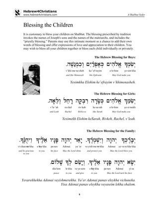Shabbat sederguide | PDF