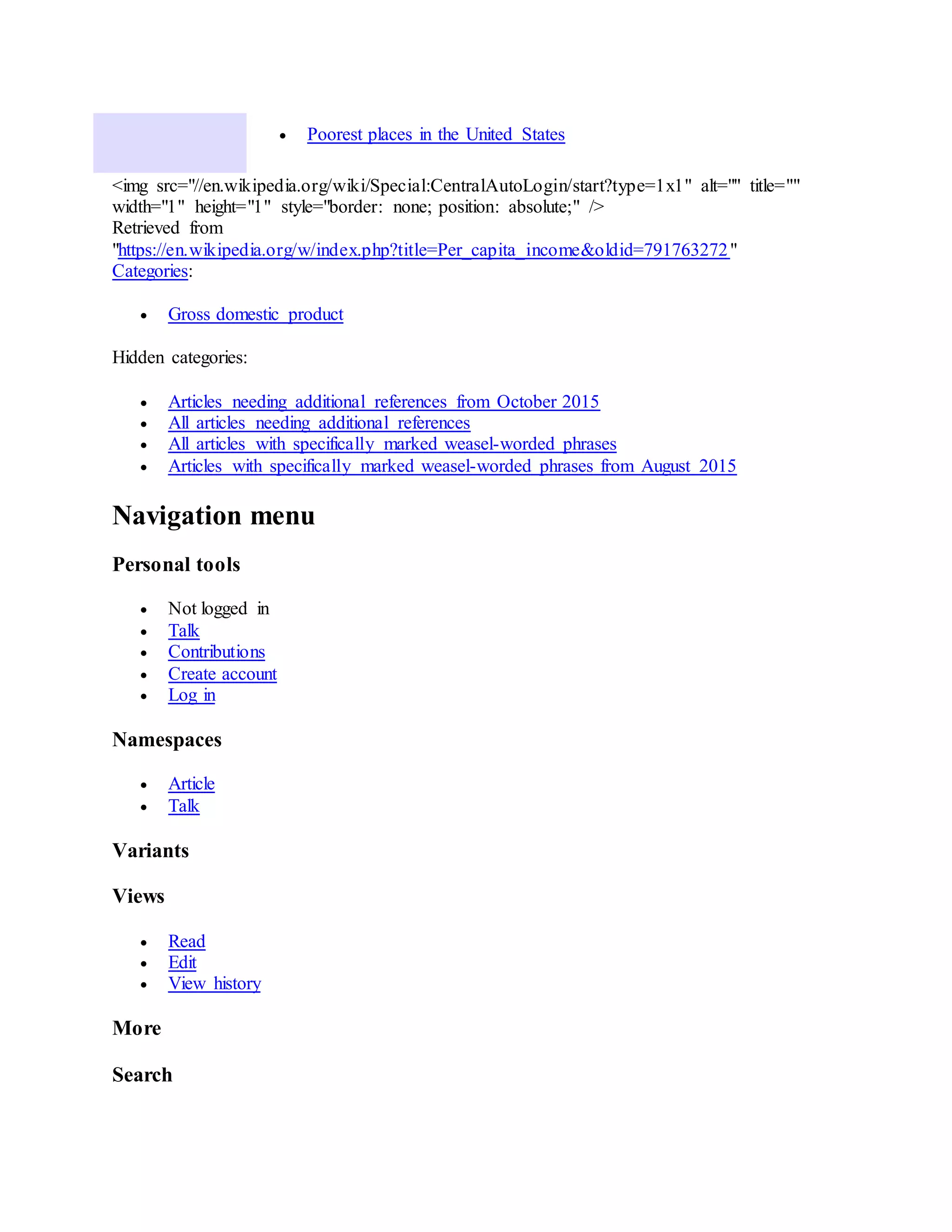 per capita income | DOCX