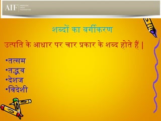 Shabd vichar | PPT