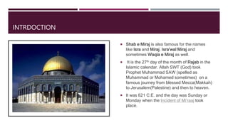 Shab e miraj and historical for them.pptx