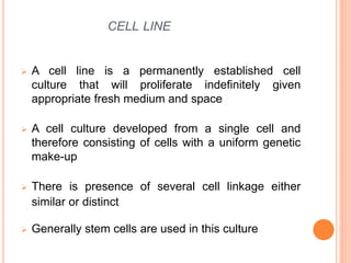 Shabir presentation for cell line ppt | PPTX