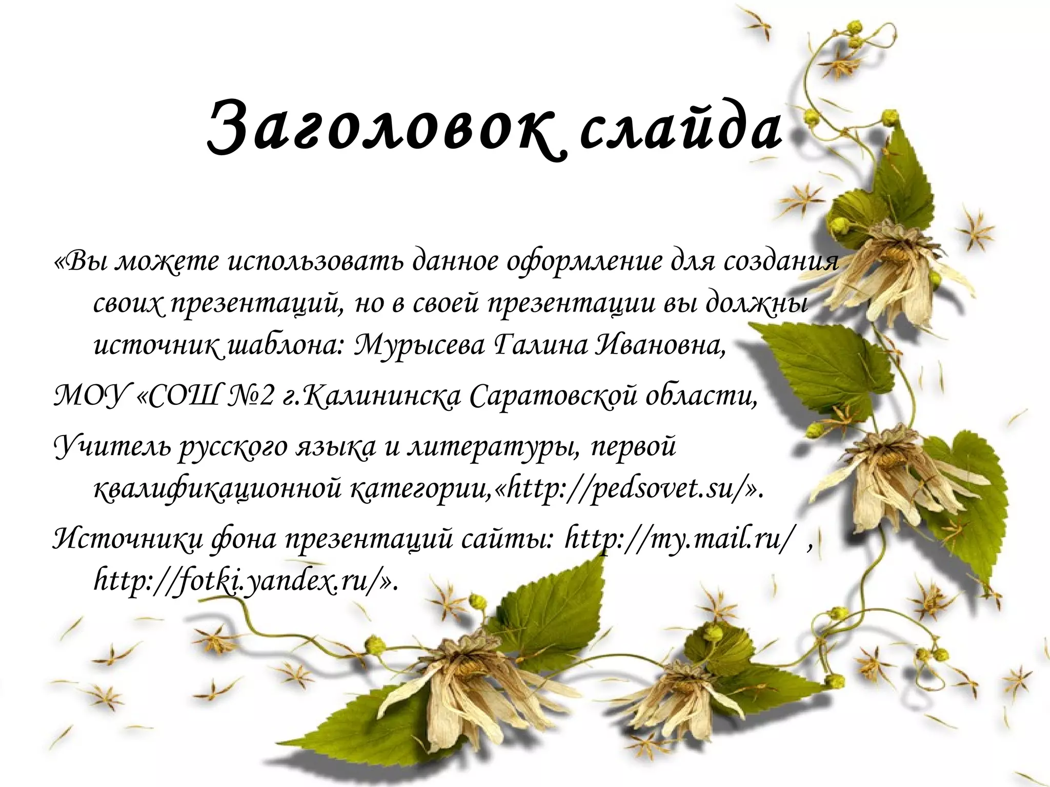 Shablon dlya prezentatsii3 | PPT