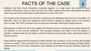 Shabnam vs Union of India (2015) 6 SCC 702 | PPTX