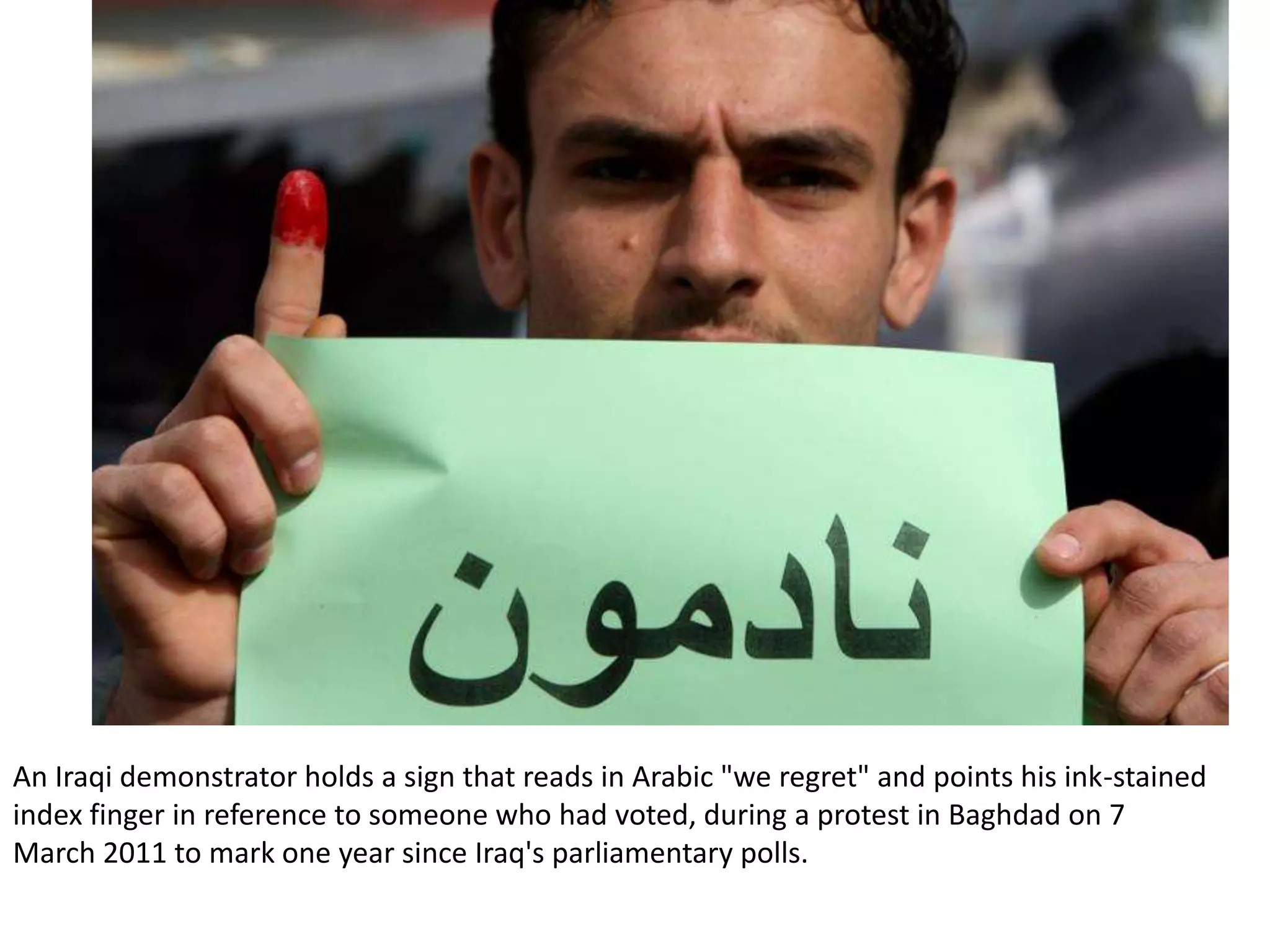 Iraqi Culture and the Arab Uprisings | PPTX