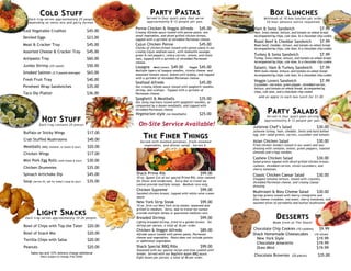 Shack Catering Menu | PPT