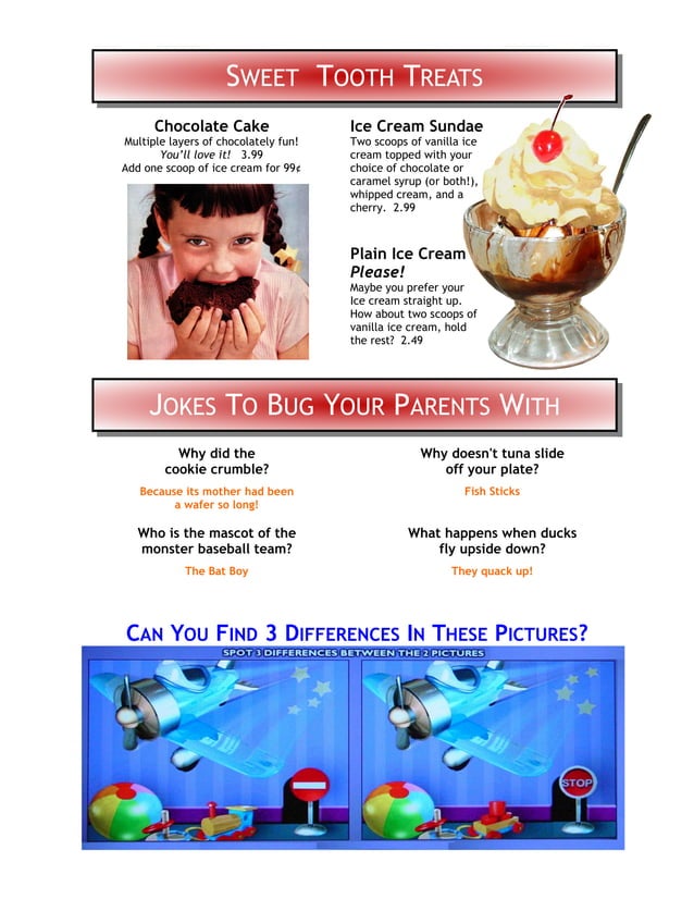 Shack Kids Menu | PDF