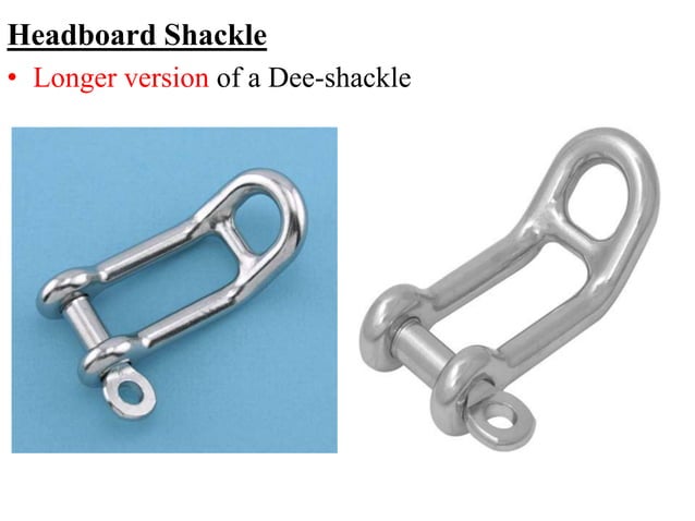 TYPES OF SHACKLES (With Pictures) | PPTX