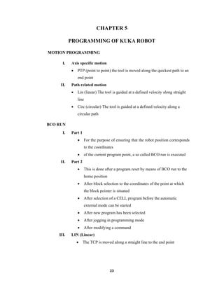 Industrial robots Welding programming and milling operations | PDF
