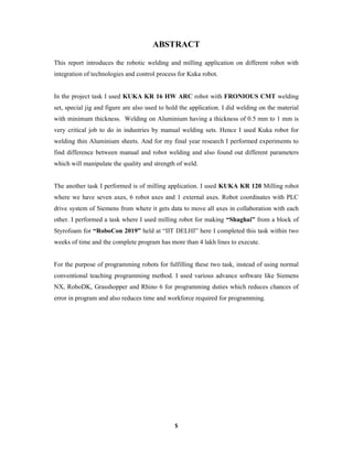 Industrial robots Welding programming and milling operations | PDF
