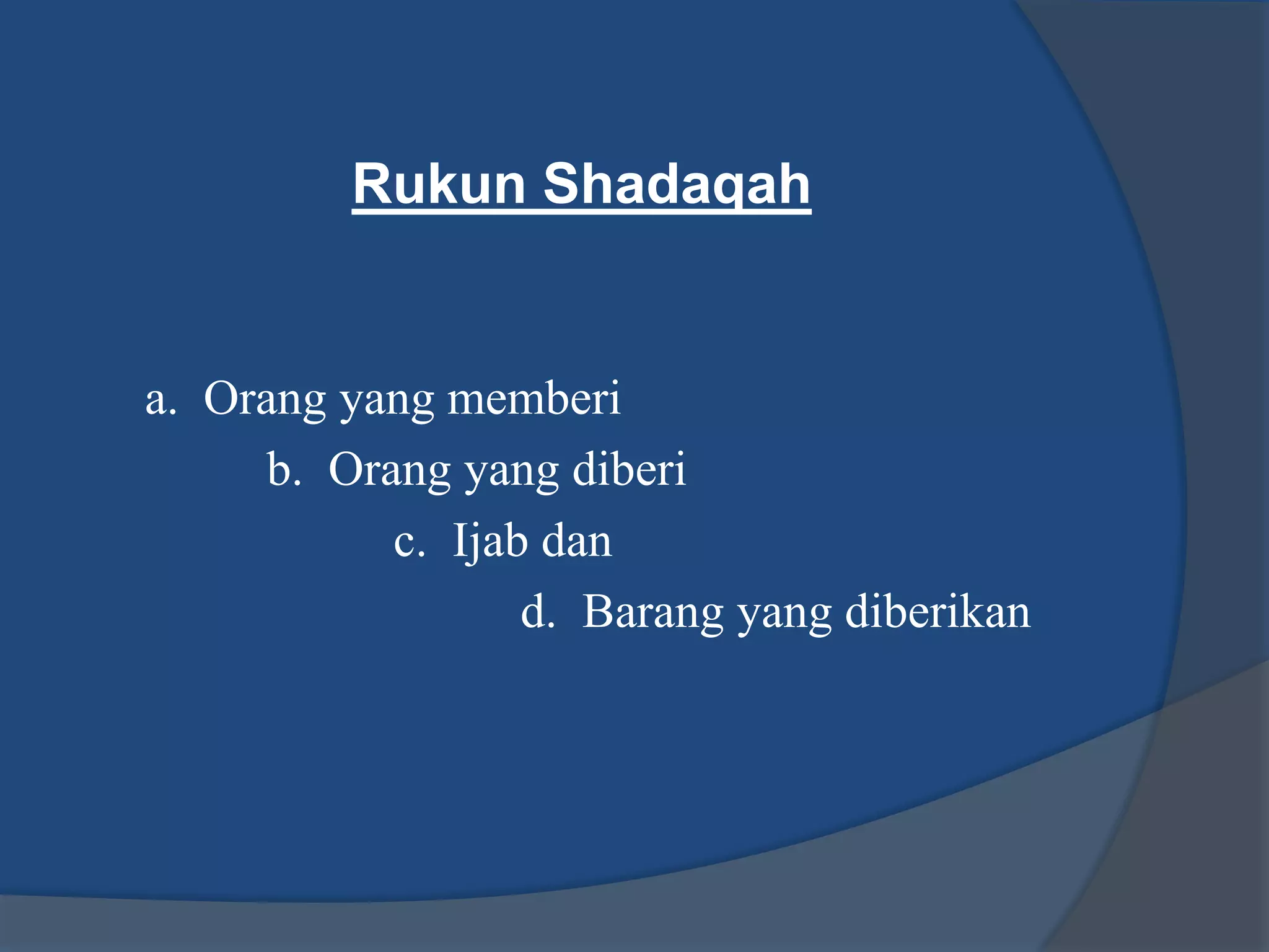 ppt Shadaqah, hibah dan hadiah | PPTX