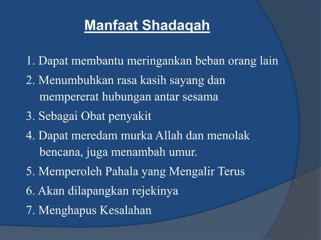 ppt Shadaqah, hibah dan hadiah | PPTX