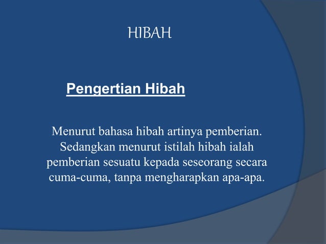 ppt Shadaqah, hibah dan hadiah | PPTX