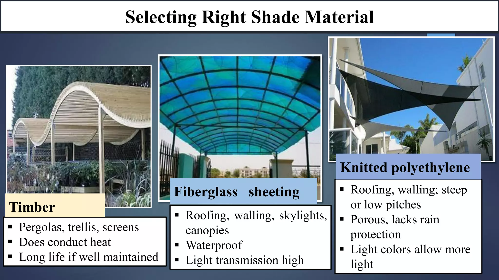 Shade and Shade Structures | PPT