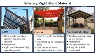 Shade and Shade Structures | PDF