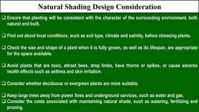 Shade and Shade Structures | PPT