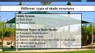 Shade and Shade Structures | PDF