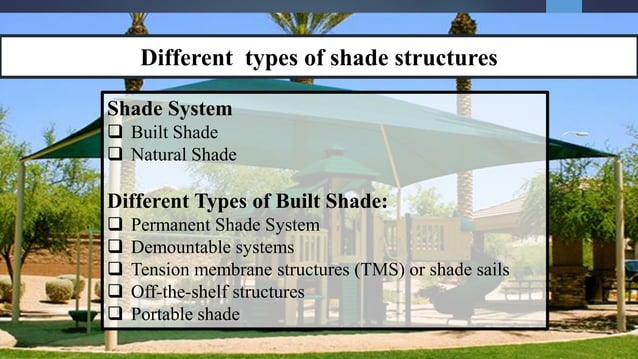 Shade and Shade Structures | PPT
