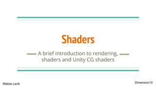 Shaders in Unity | PDF