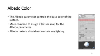Shaders & Standard Shader In Unity | PPTX | 3-D Graphics | Computer Software and Applications