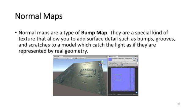 Shaders And Standard Shader In Unity Pptx 3 D Graphics Computer