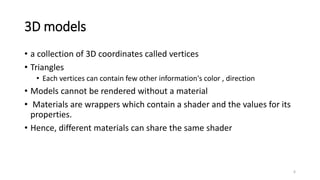 Shaders & Standard Shader In Unity | PPTX | 3-D Graphics | Computer Software and Applications