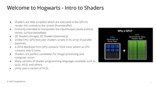 Shaders and the black magic | PPT