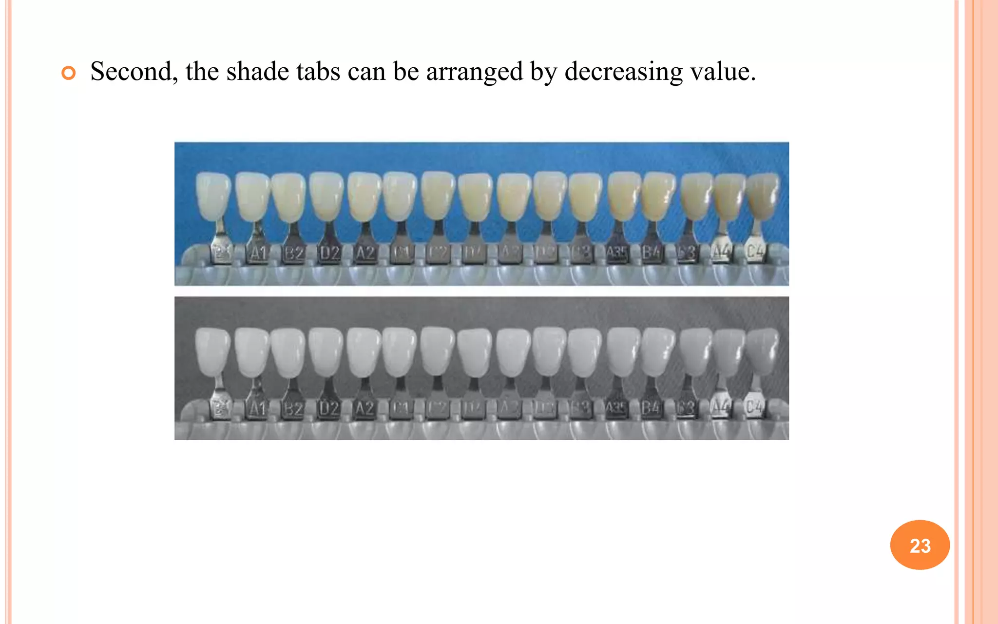 Shade selection | PPTX