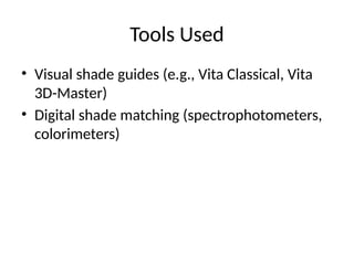 simple Shade Selection in Dentistry.pptx