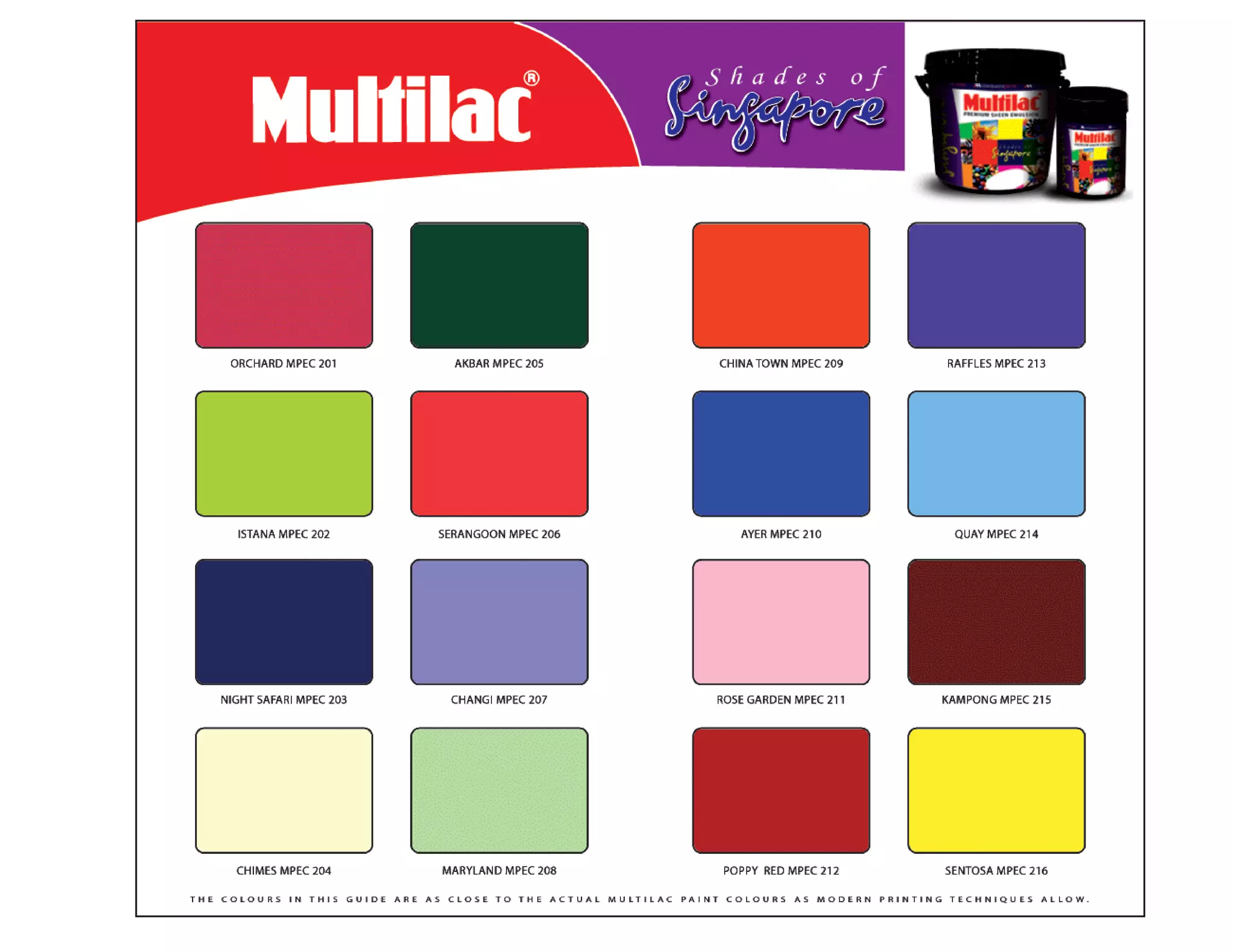 Shades of singapore colour card | PDF