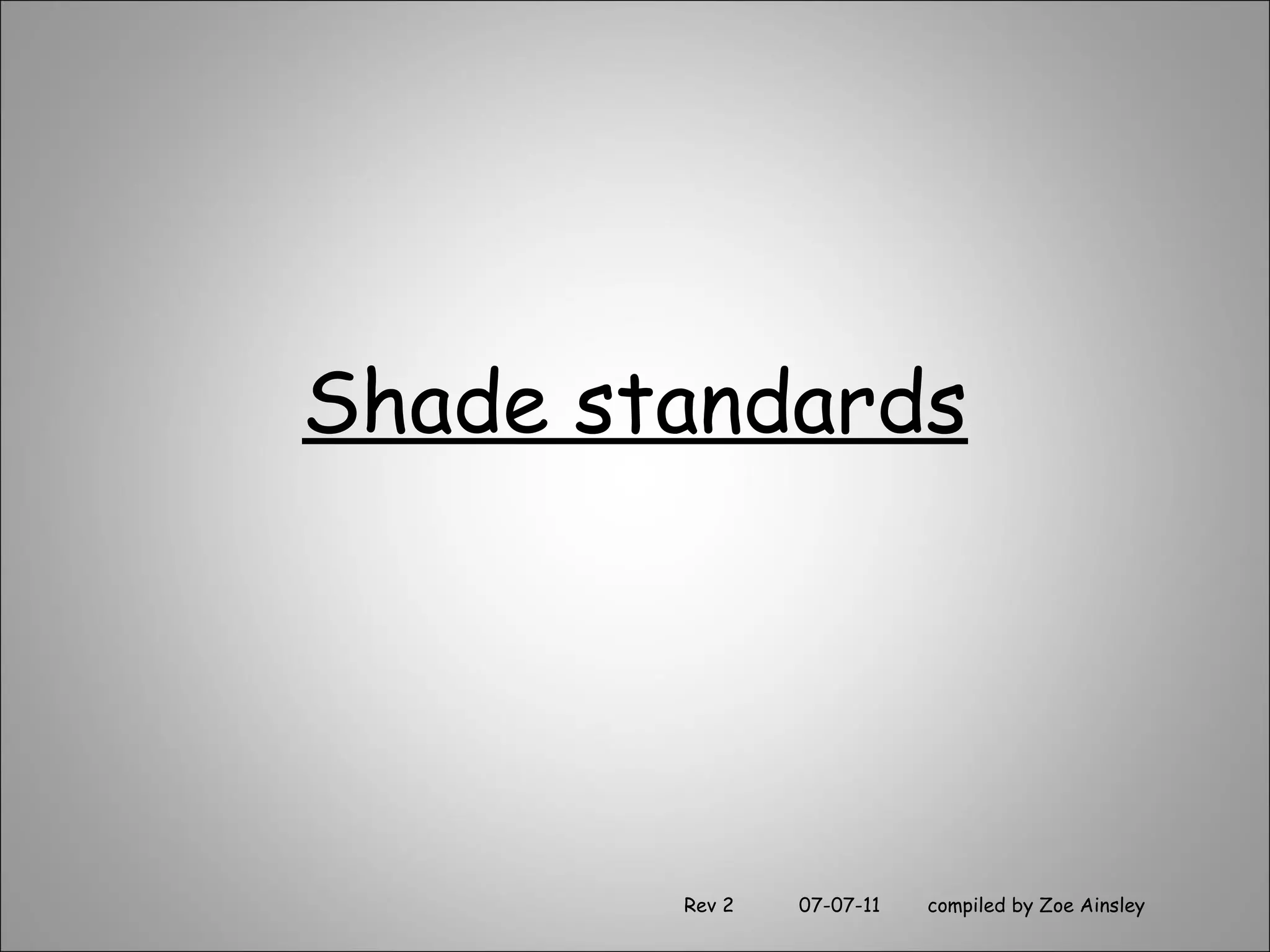 Shade std flow chart for m&s | PPT