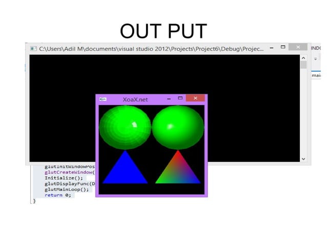 Shading and two type of shading flat shading and gauraud shading with ...