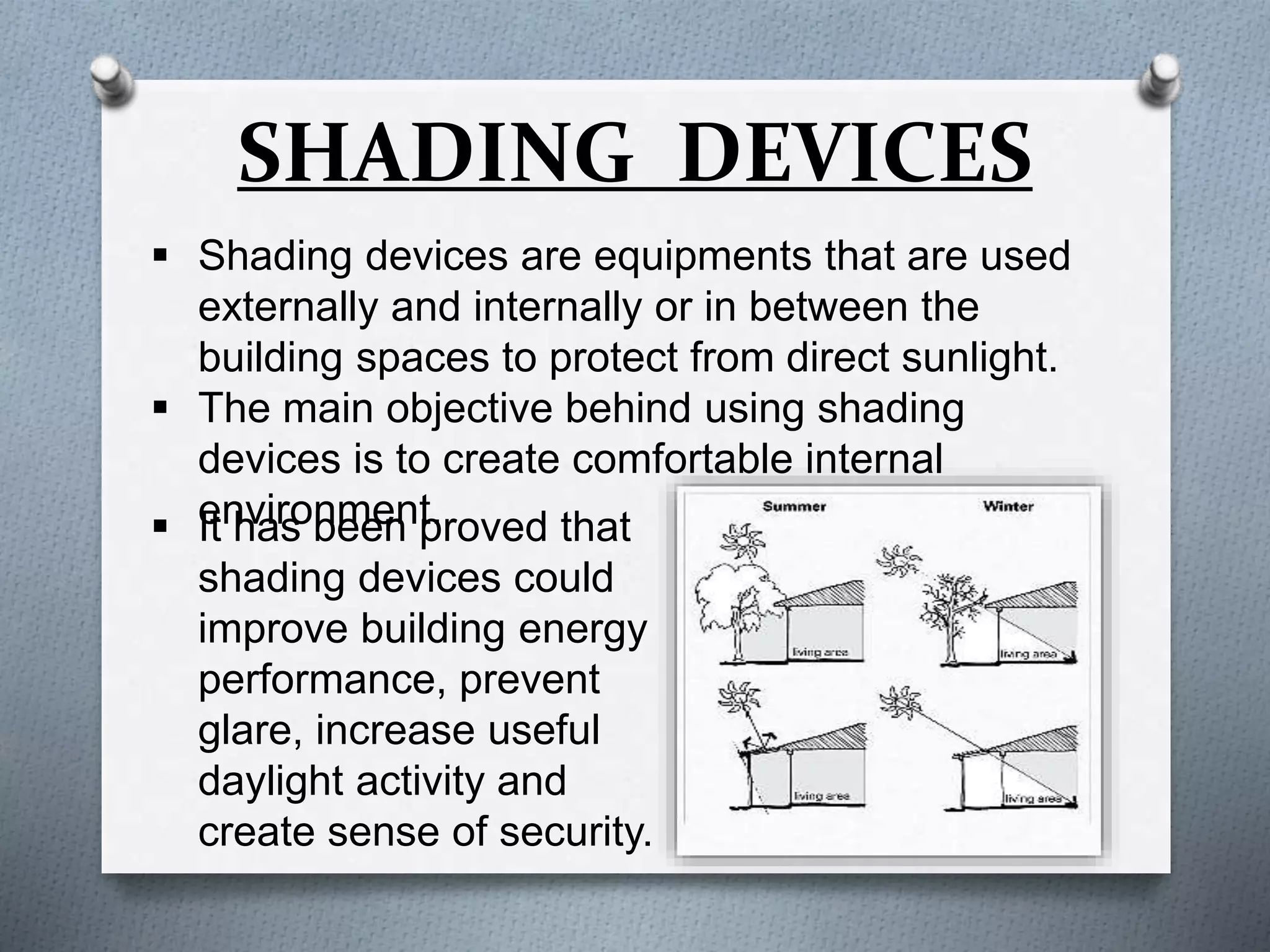 Shading devices ppt | PPTX