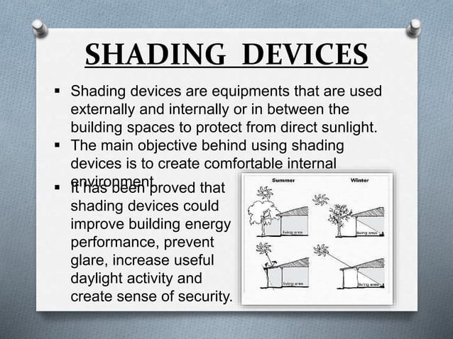 Shading devices ppt | PPT