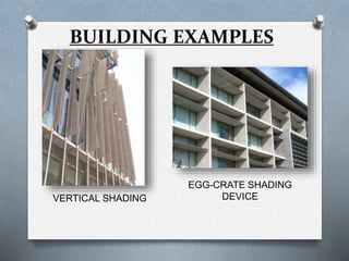 Shading devices ppt | PPT