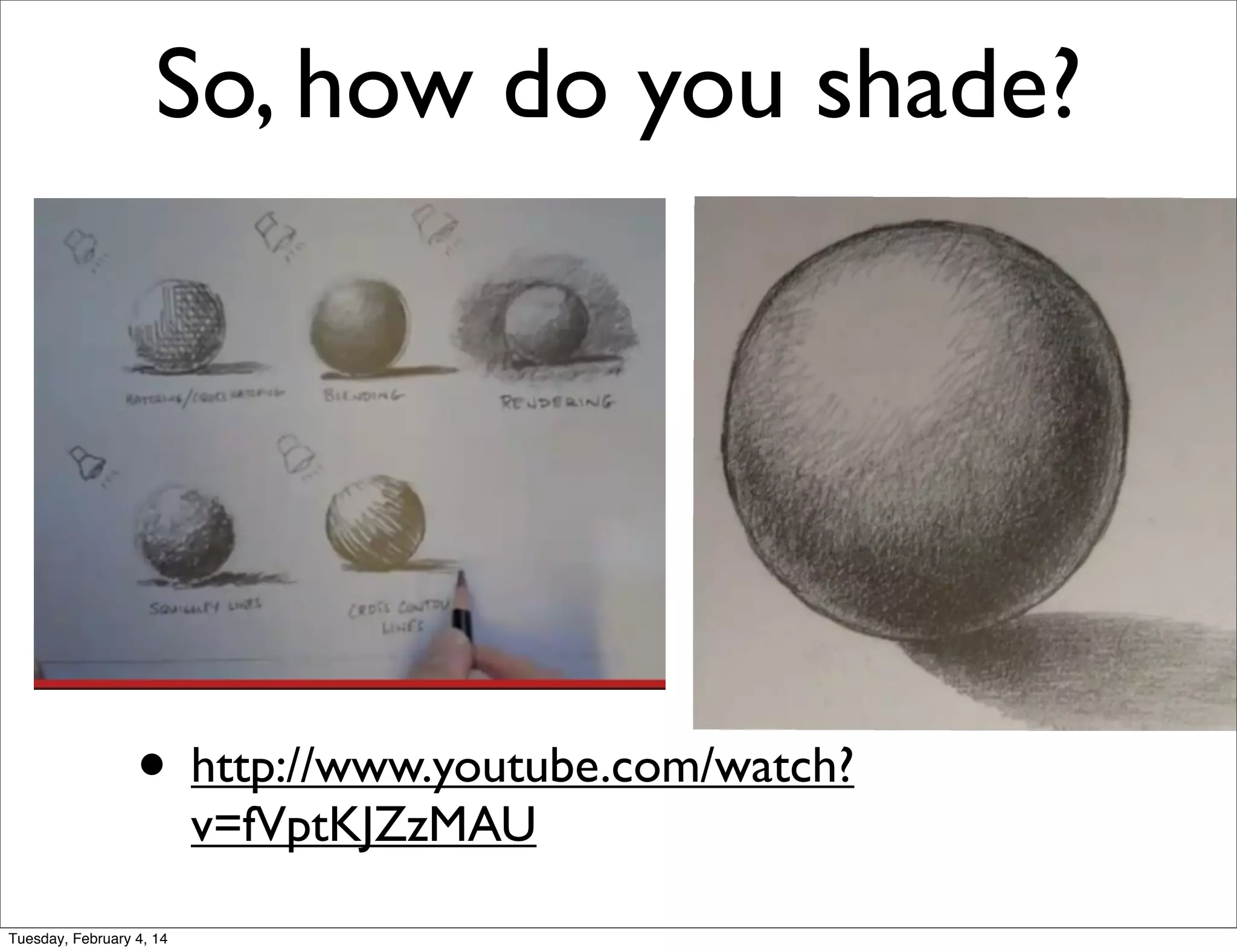 Shading technique slideshow 2014 | PDF