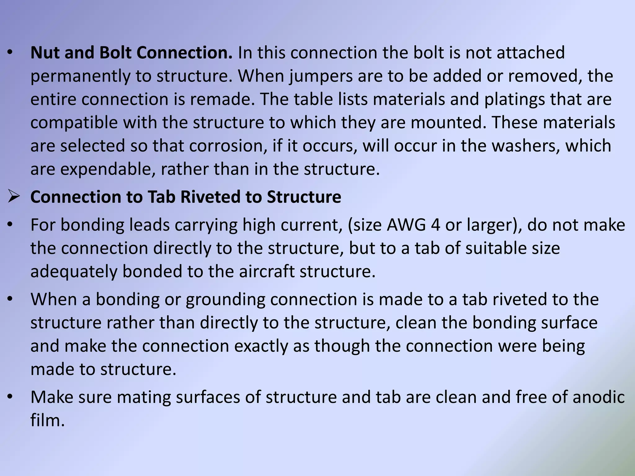 Hands on experience understand and test electrical bonding on aircraft ...
