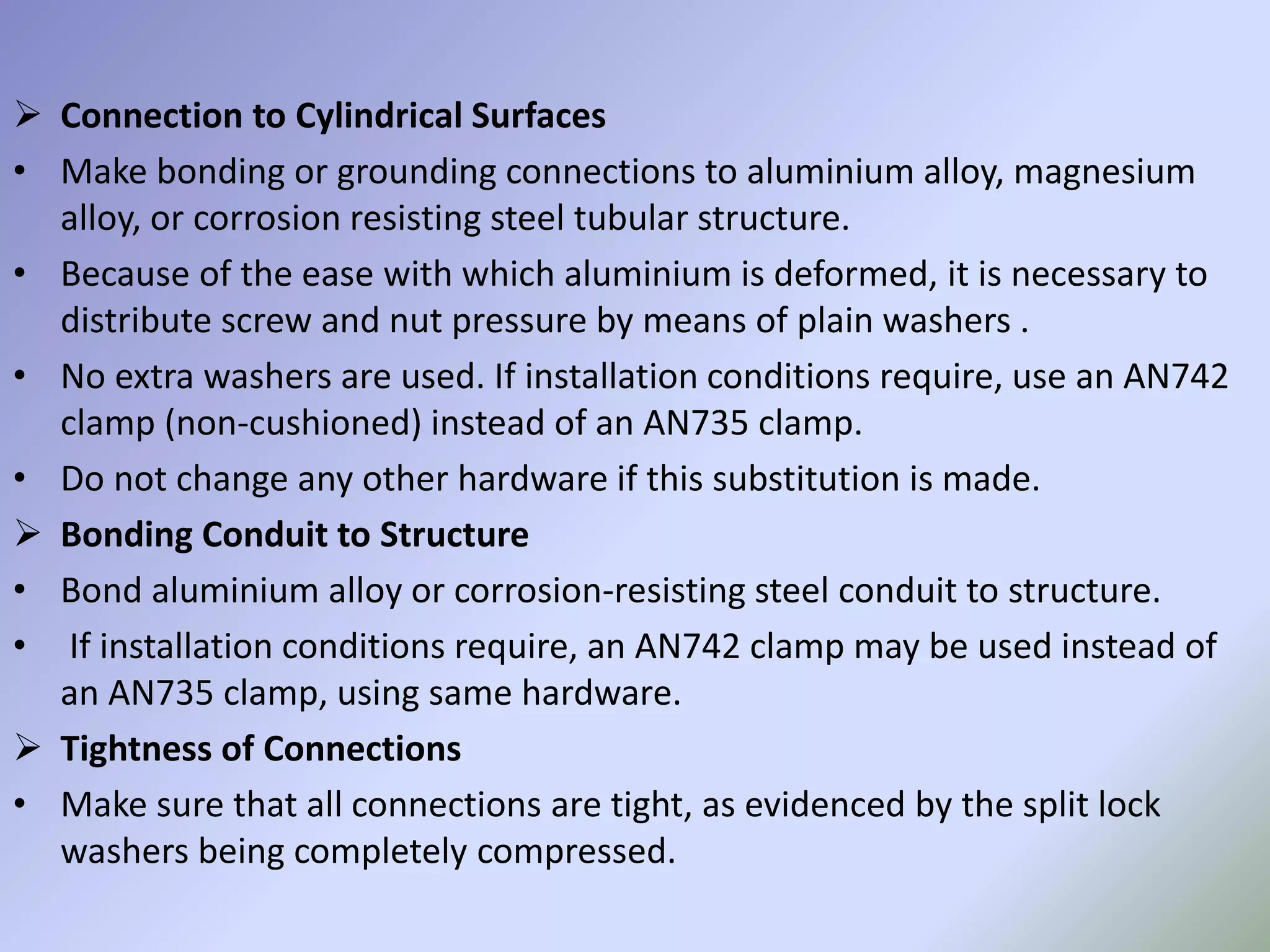 Hands on experience understand and test electrical bonding on aircraft ...