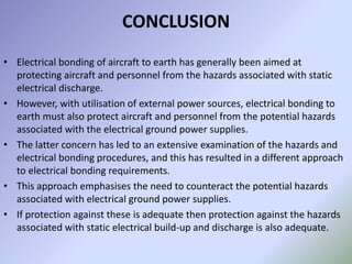 Hands on experience understand and test electrical bonding on aircraft ...