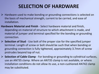 Hands on experience understand and test electrical bonding on aircraft