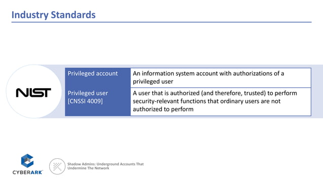 Shadow admins | PPT